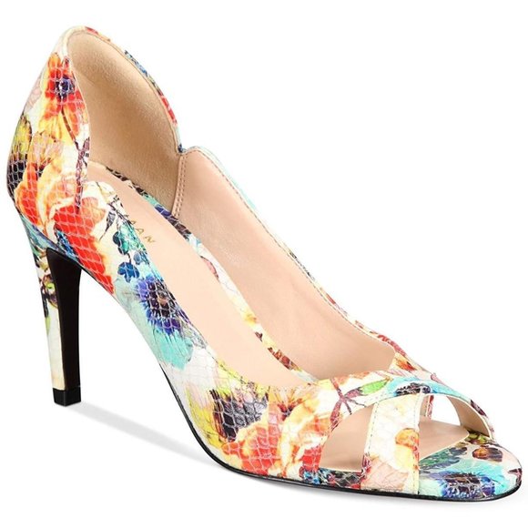Cole Haan | Shoes | Cole Haan Jacinda Peep Toe Heels Pump | Poshmark